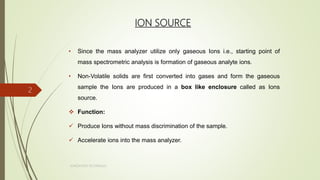 IONIZATION TECHNIQUES IN MASS SPECTROMETRY CHEMISTRY UAJK.pptx
