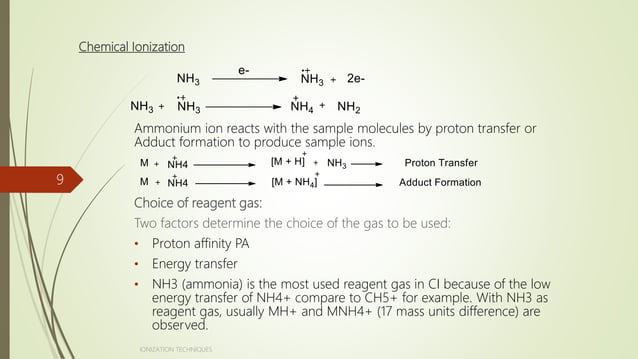 IONIZATION TECHNIQUES IN MASS SPECTROMETRY CHEMISTRY UAJK.pptx