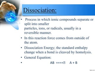 Ionization vs dissociation | PPTX