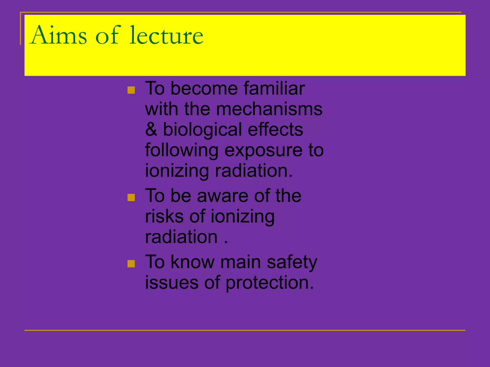 Ionizing radiation protection | PPT
