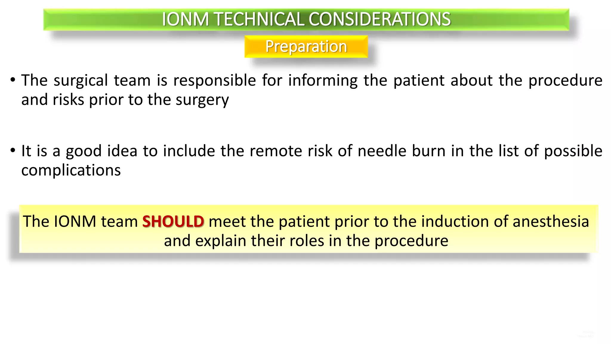 IONM for Carotid Surgery & Carotidendartectomy | PPT
