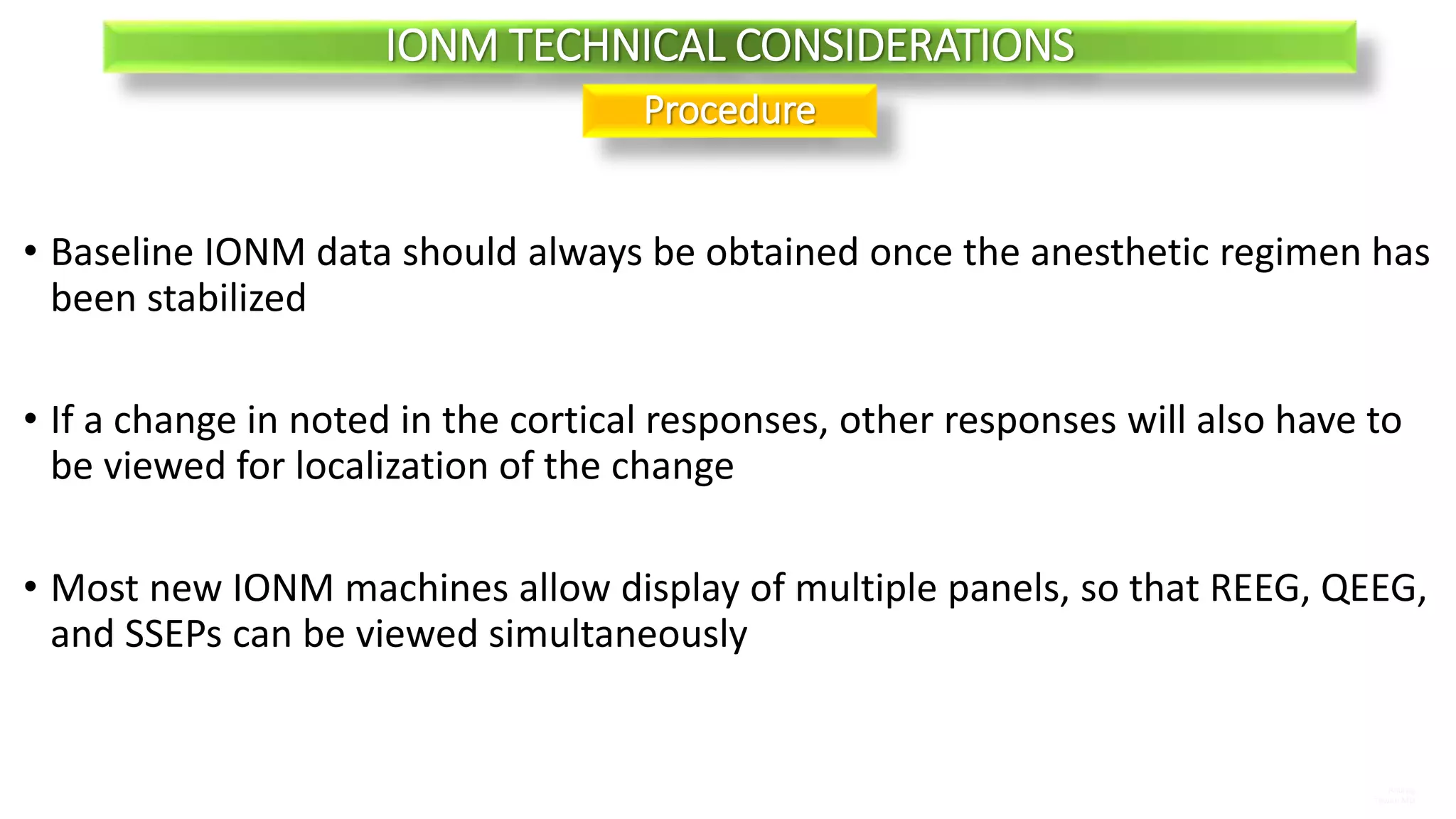 IONM for Carotid Surgery & Carotidendartectomy | PPT