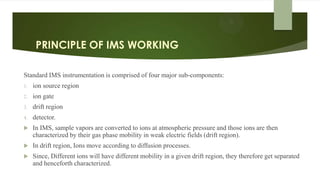 Ion mobility spectrometery | PPTX