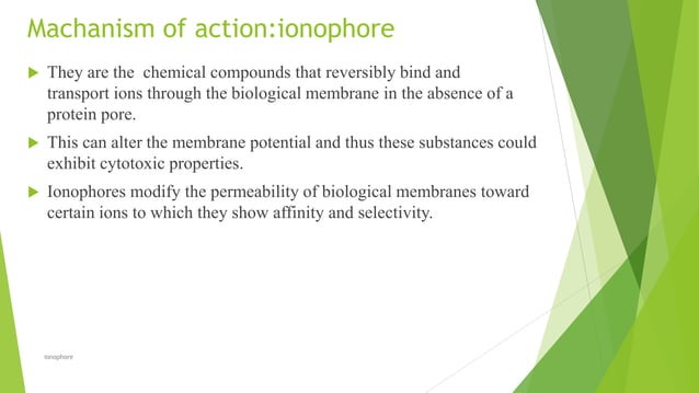 Ionophores | PPTX
