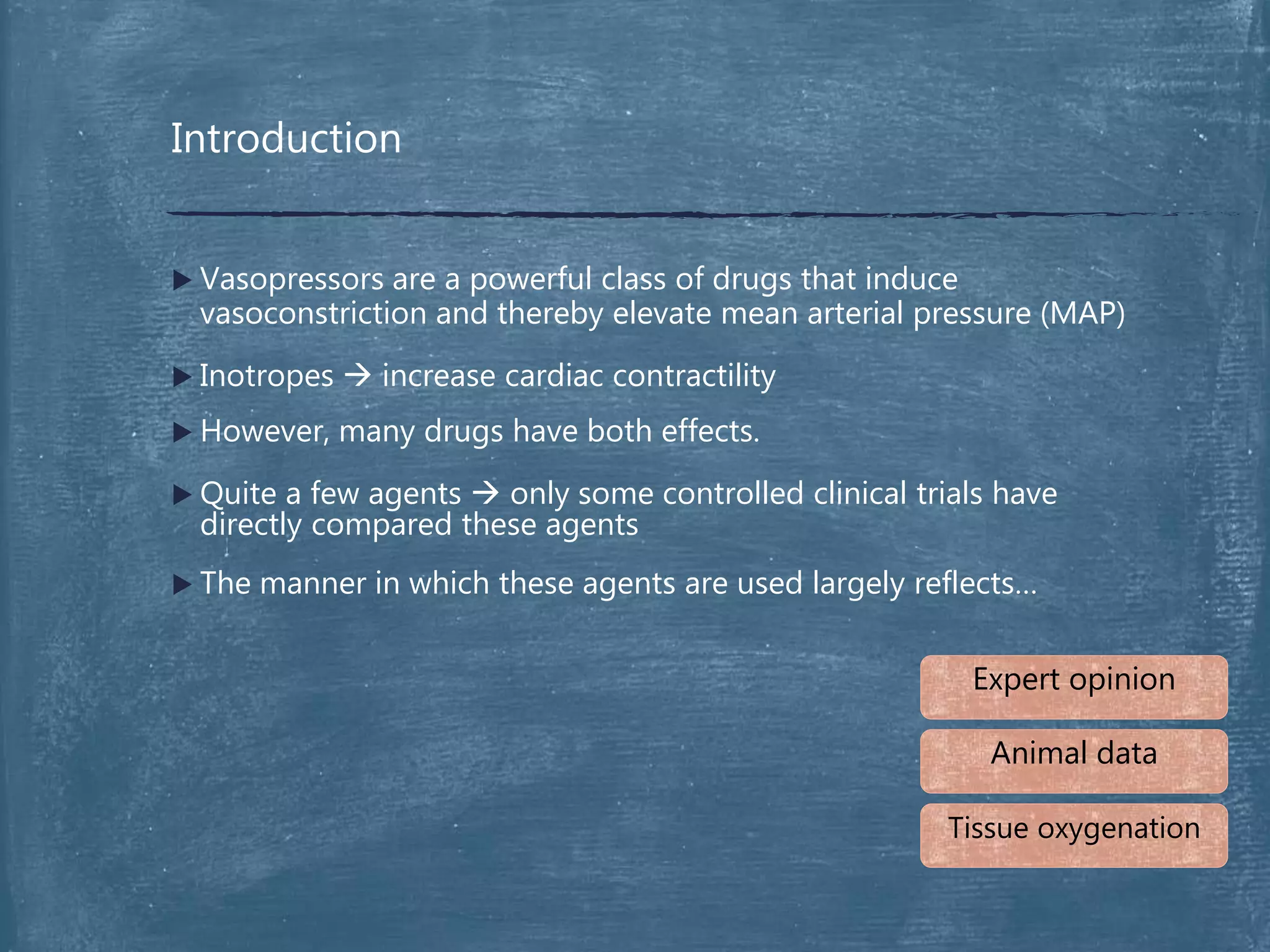 A Practical Approach to Ionotropes and vasopressors | PPTX