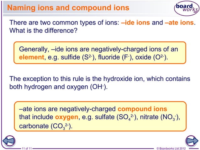 Formation of Ions | PPT