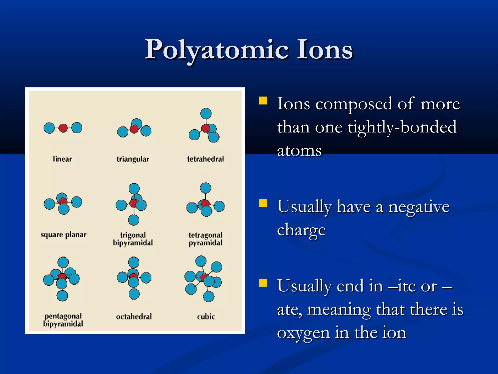 Ions and Ionic Bonding | PPT