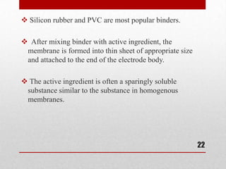 Ion selective electrodes | PPTX