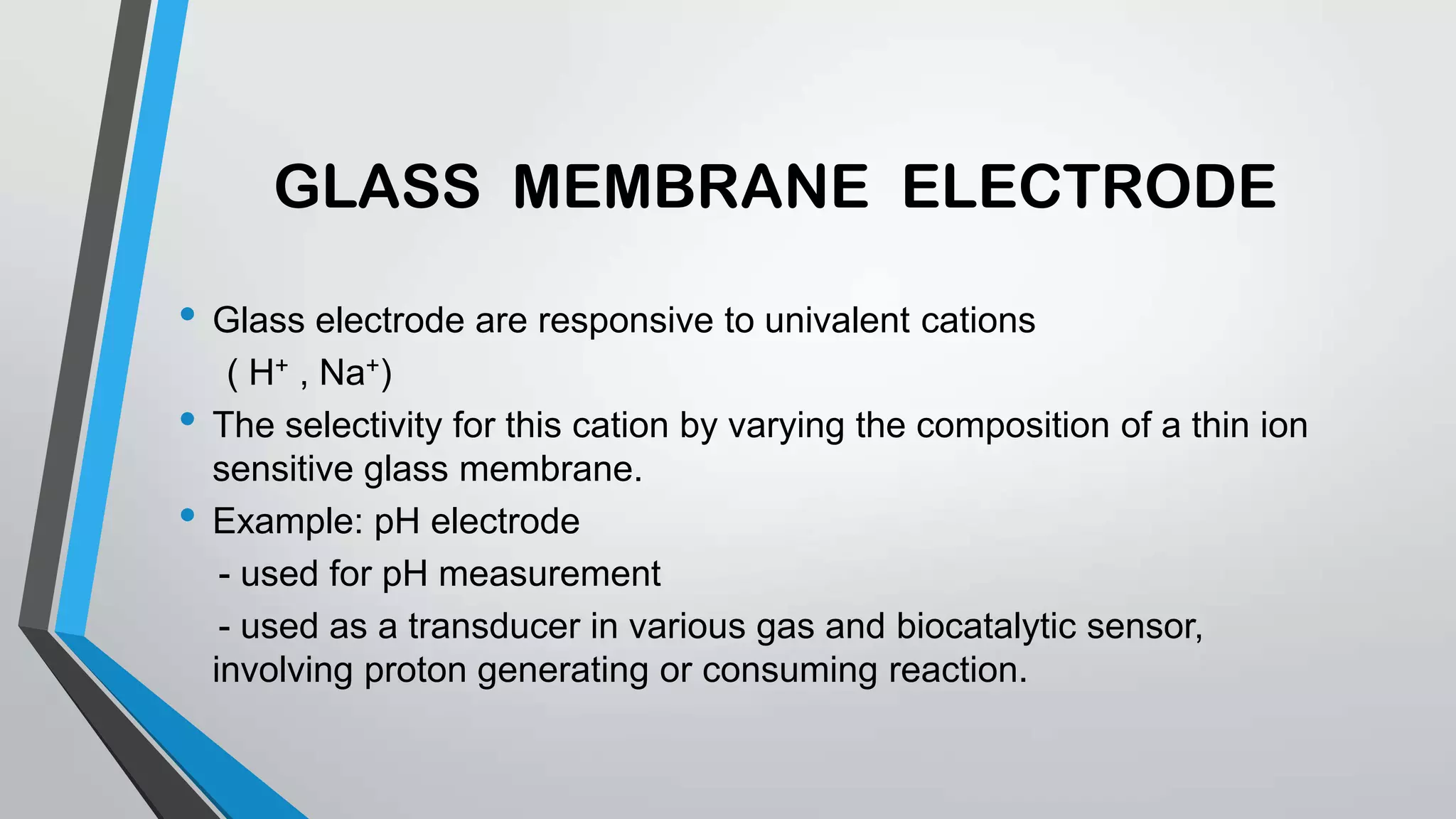 Ion Selective Electrodes Ise Pptx