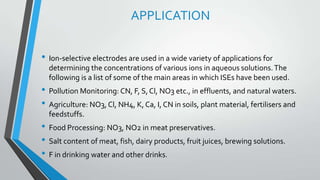 Ion selective electrodes(ise) | PPTX