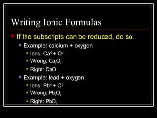 Ions ionic bonds and metallic bonds | PPT