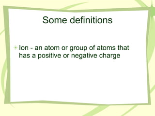 Ions & Isotopes | PPT