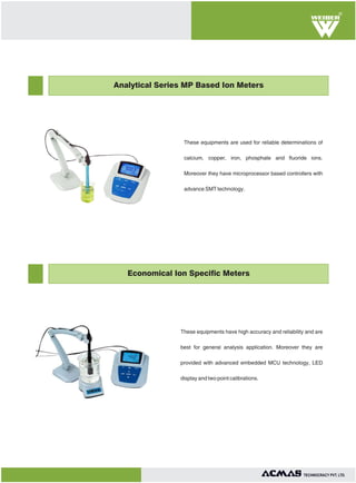 Ion Specific Meters by ACMAS Technologies Pvt Ltd. | PDF