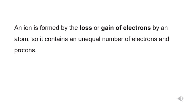ions and its types class 9th | PPTX | Chemistry | Science
