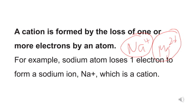 ions and its types class 9th | PPTX | Chemistry | Science