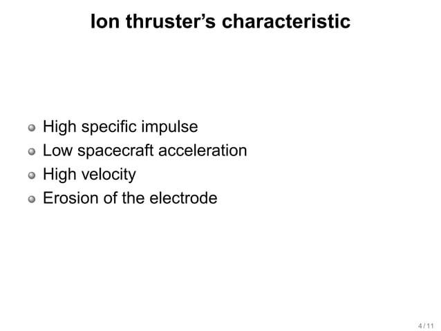 Ion thruster | PDF