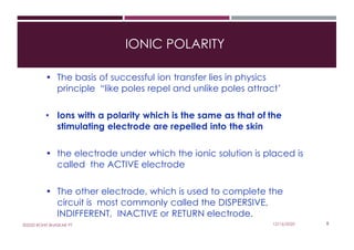 Physiotherapy - IONTOPHORESIS - USES, PROCEDURE AND SIDE EFFECTS - Dr ...
