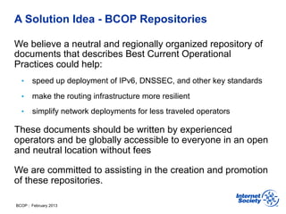 ION Toronto - Best Current Operational Practices Update | PPT