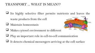 mechanism of ion transportation in living cells | PPTX | Biological ...