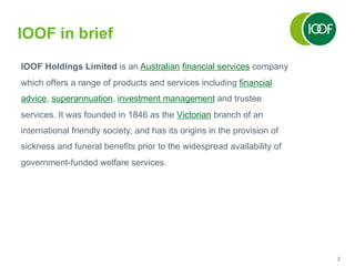 IOOF Mongodb Australia | PDF