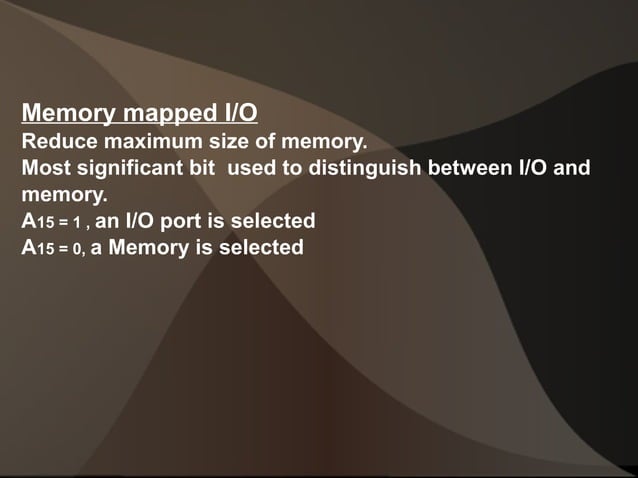 Microprocessor Input Output Operations Ppt Operating Systems Computer Software And
