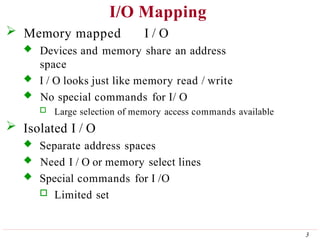 Computer organization I/O organization details | PPT