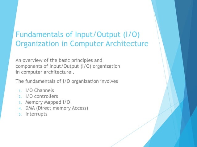 inputoutput_organization__Morrismano.ppt