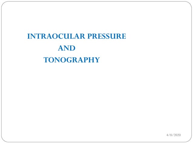 Iop | PDF | Eye and Vision Conditions | Diseases and Conditions