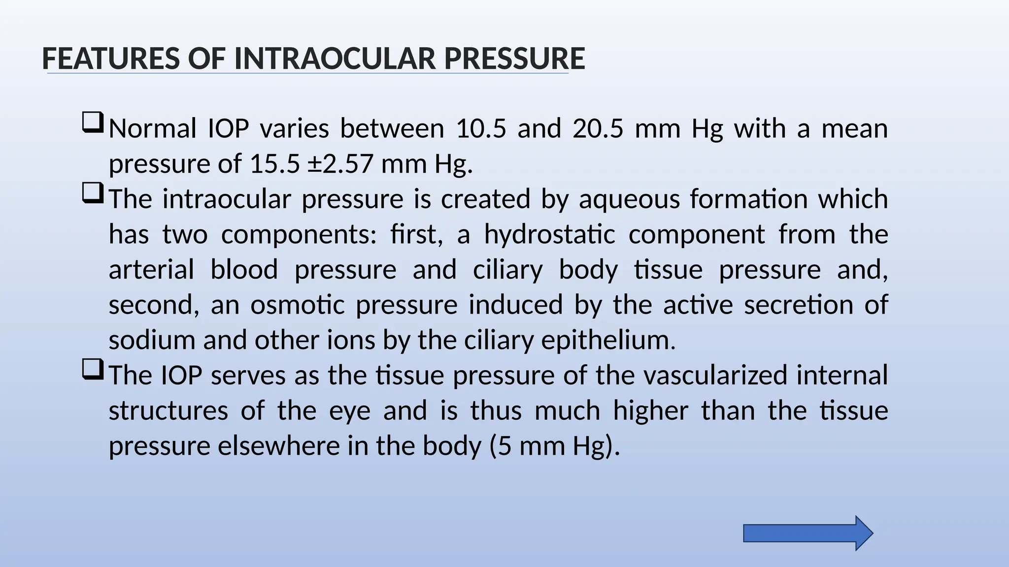 Intraocular pressure presentation slideshare | PPTX