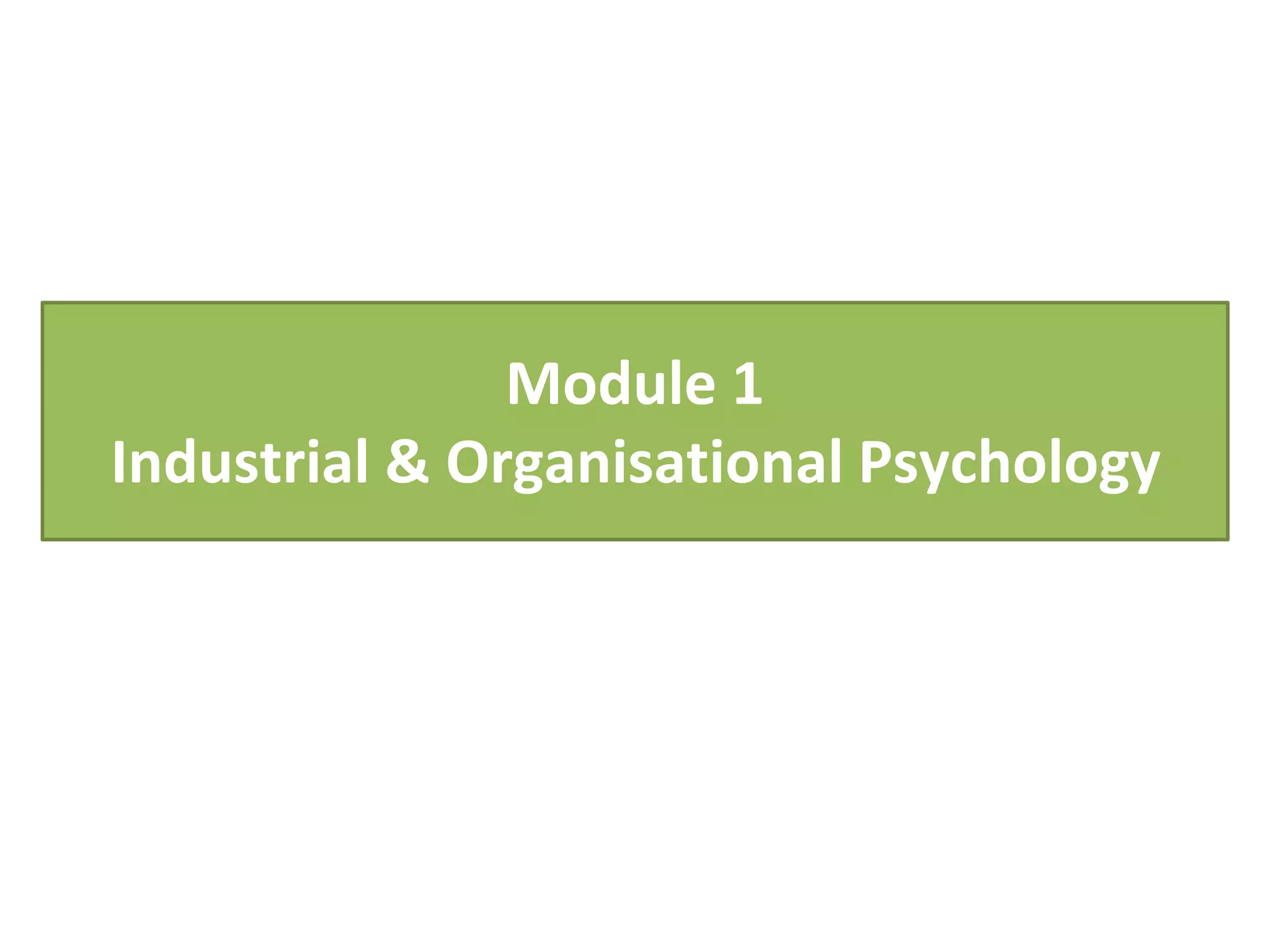 Industrial & Organizational Psychology.pptx