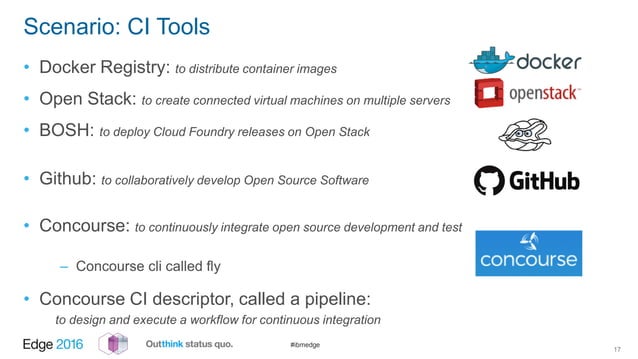 Continuous Integration with Cloud Foundry Concourse and Docker on OpenPOWER | PPT