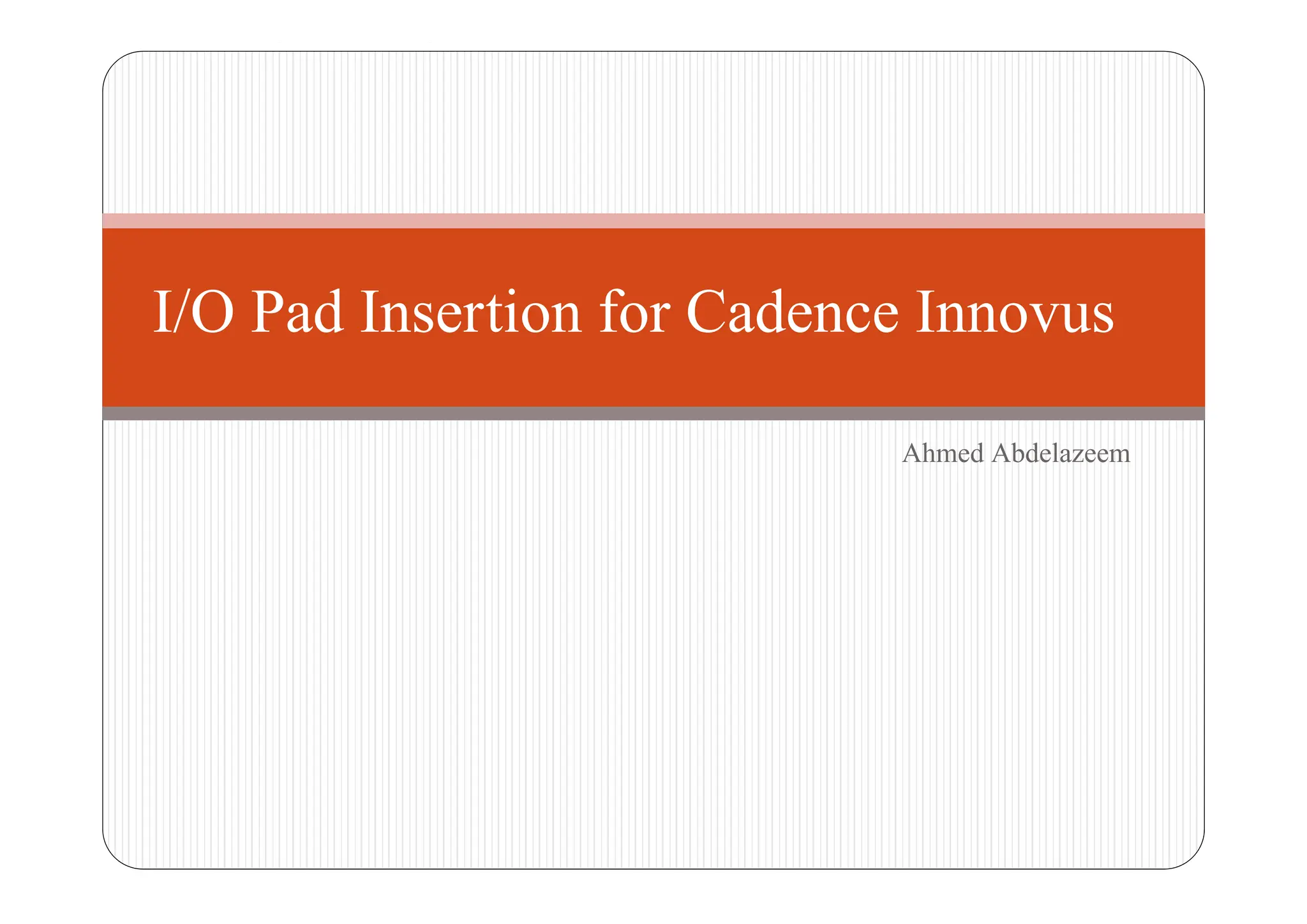 IO Pad Insertion.pdf