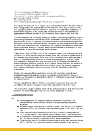 Iopc response letter before action 24 oct 19 | PDF