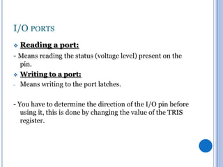I/O Ports | PPTX
