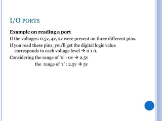 I/O Ports | PPTX