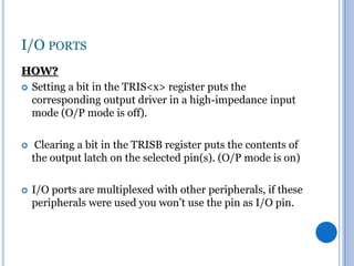 I/O Ports | PPTX
