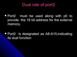 I o ports and timers of 8051 | PPT