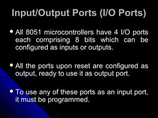 I o ports and timers of 8051 | PPT