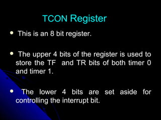I o ports and timers of 8051 | PPT