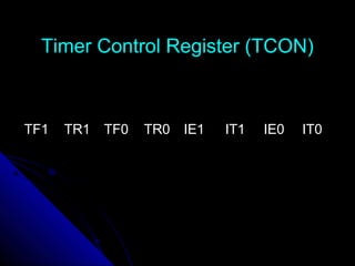 I o ports and timers of 8051 | PPT