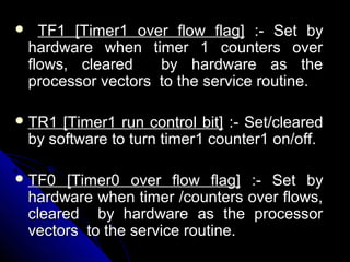 I o ports and timers of 8051 | PPT