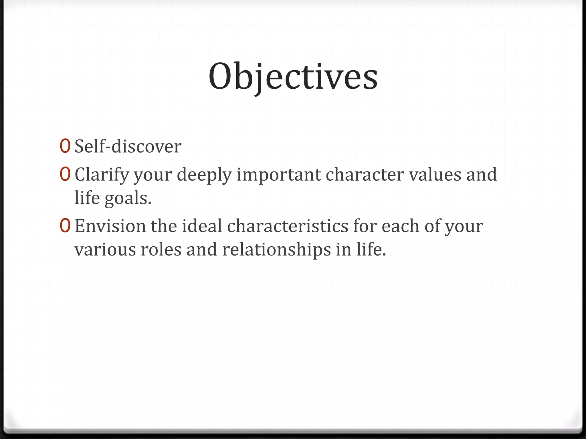 Iop part 7 values and ideals | PPT