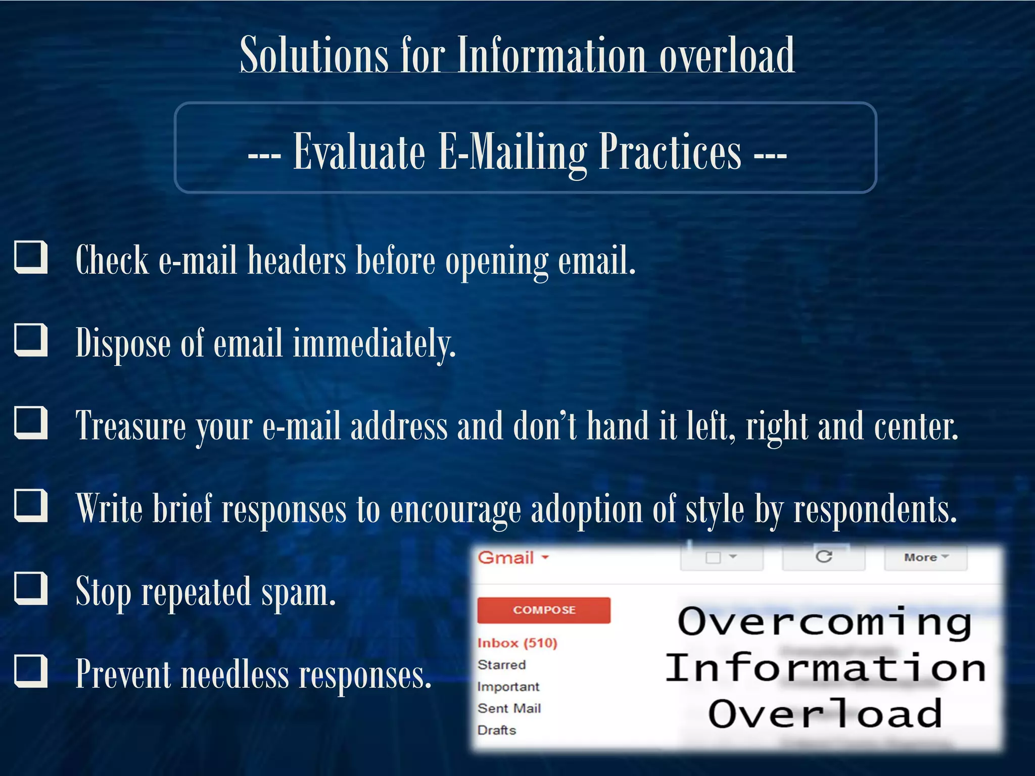 Marketing Information Overload and Decision Making Process | PPT