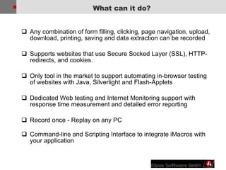 iOpus iMacros Introduction | PPT