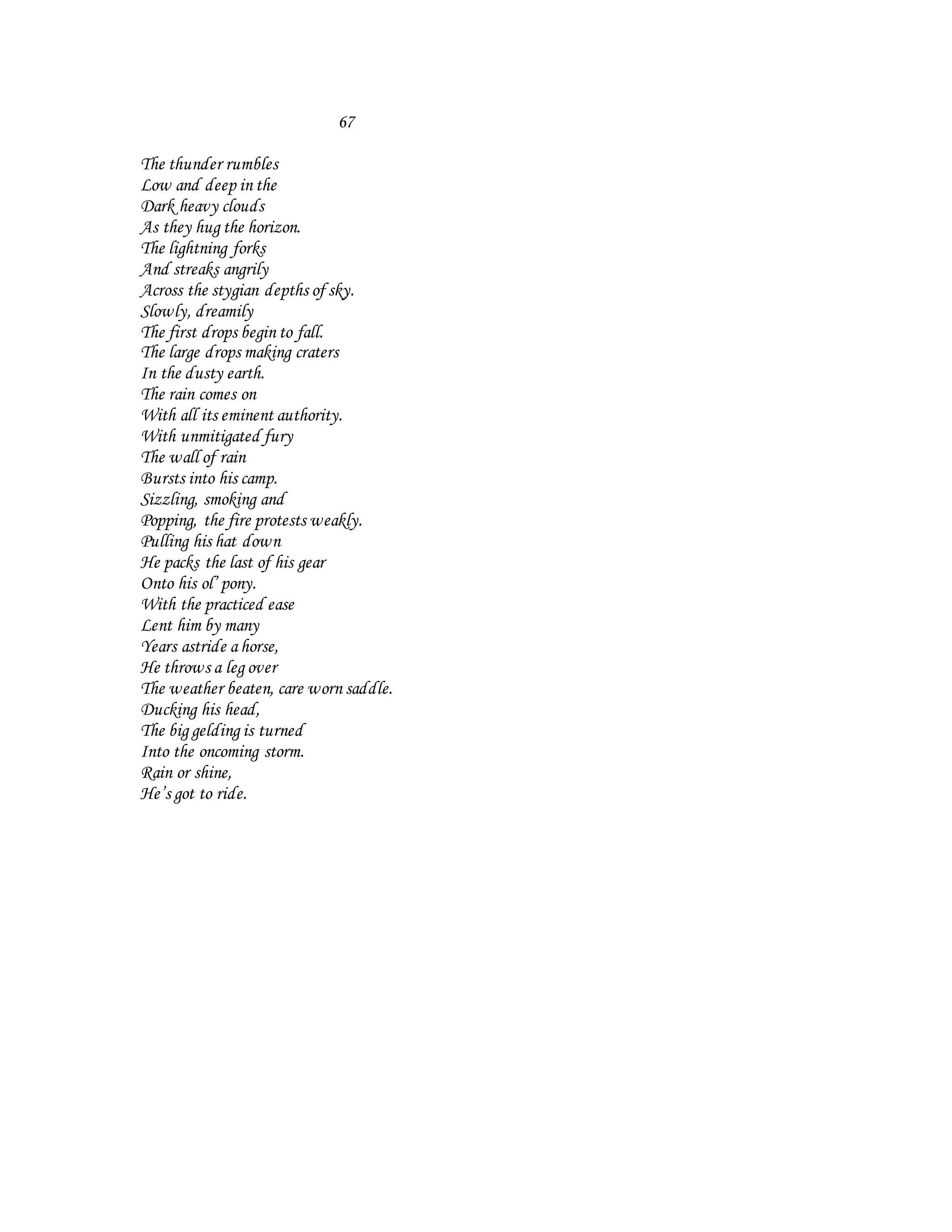 The Long RIder | DOCX