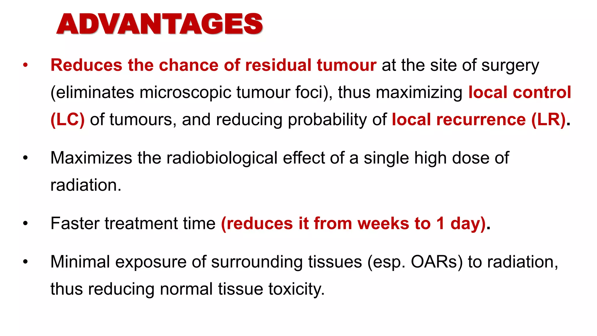 Intraoperative Radiotherapy (IORT) | PPTX