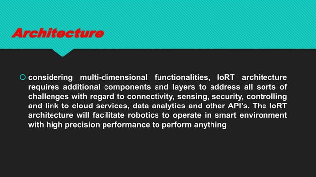 Internet of Robotic Things | PPT Internet of Robotic Things | PPT
