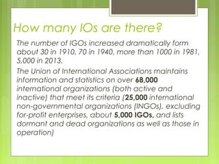 Theories of International Organizations | PPT