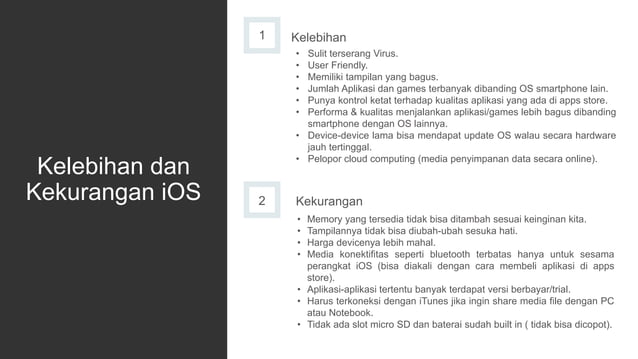 Sejarah dan Perkembangan iOS | PDF