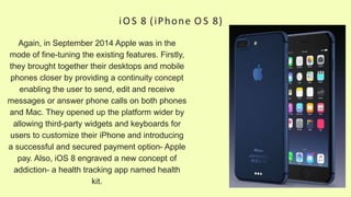 iOS - History of iOS | PPTX